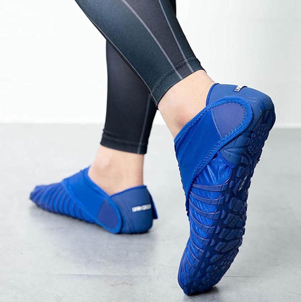 Furoshiki Wrap Yoga Shoes Blue - Furoshiki Wrap Shoes