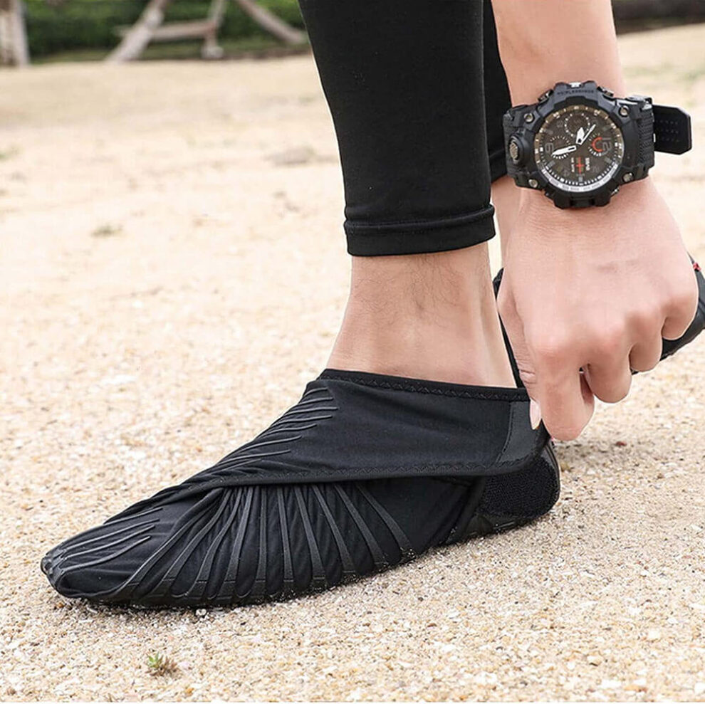 Furoshiki Wrap Yoga Shoes Black - Furoshiki Wrap Shoes