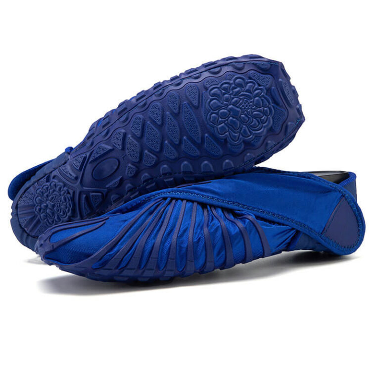 Furoshiki Wrap Yoga Shoes Blue - Furoshiki Wrap Shoes